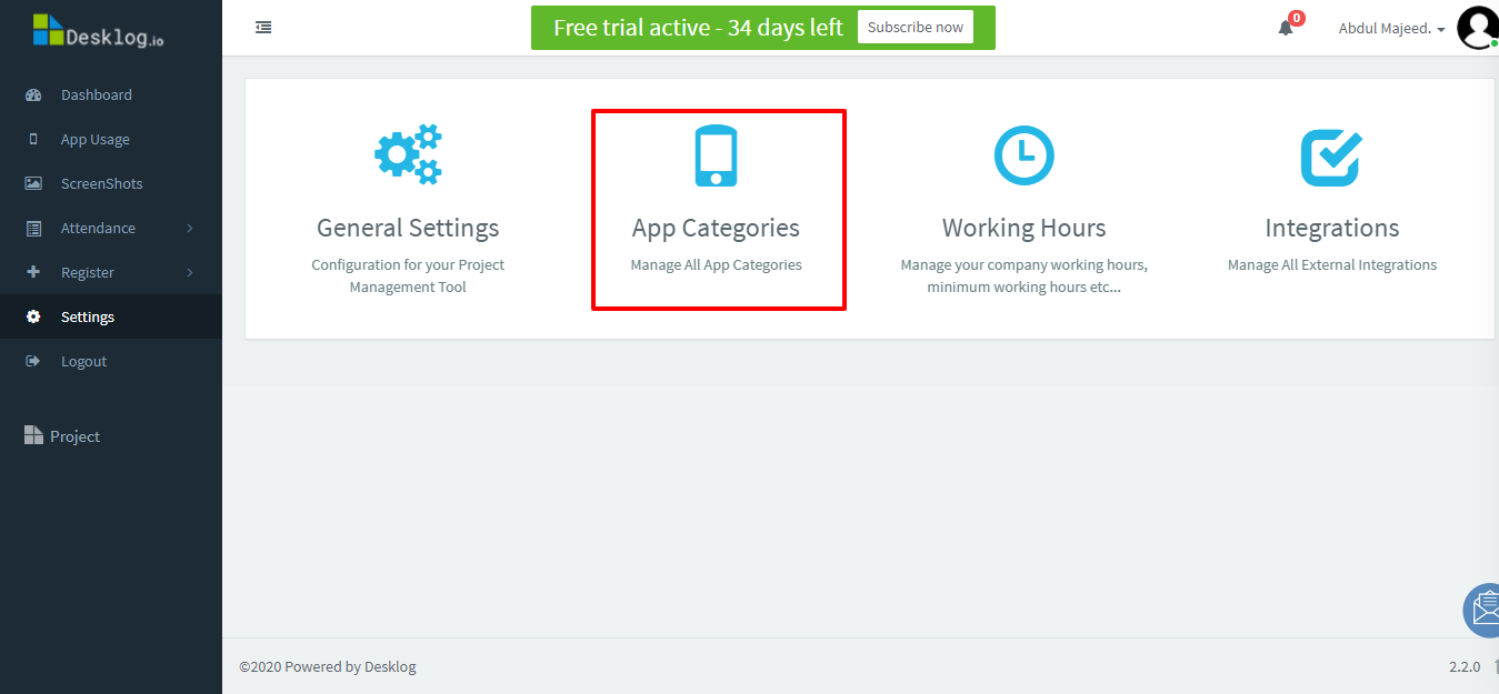 Add a New Category Under App Categories