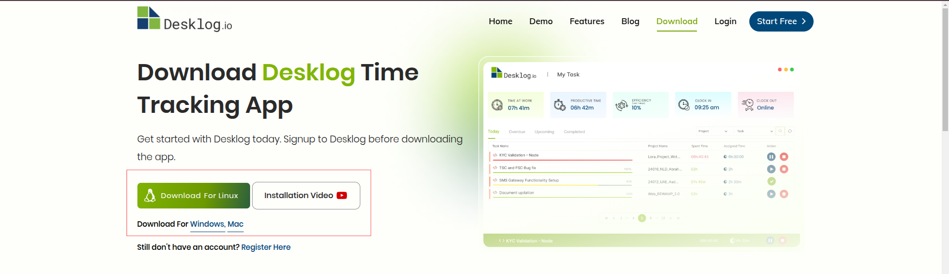 How To Download the Desklog App? | Desklog Help