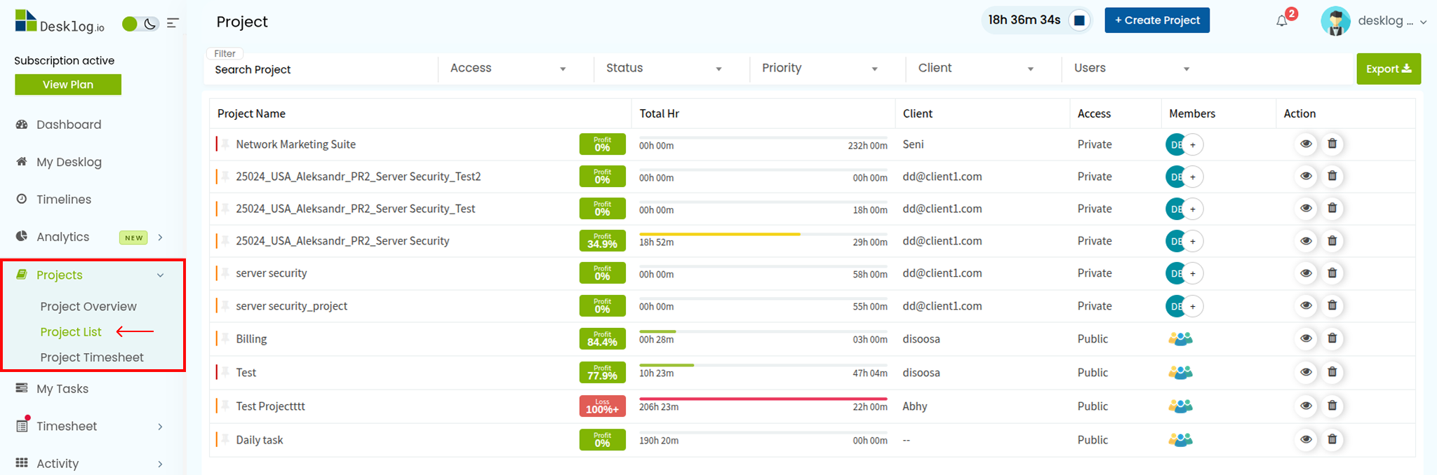 How to Show or Hide Completed Tasks in a Project? - Desklog ...