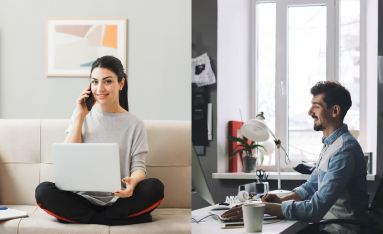 Work from Home Vs Office - Pros & Cons | Comparitive Guide | Desklog