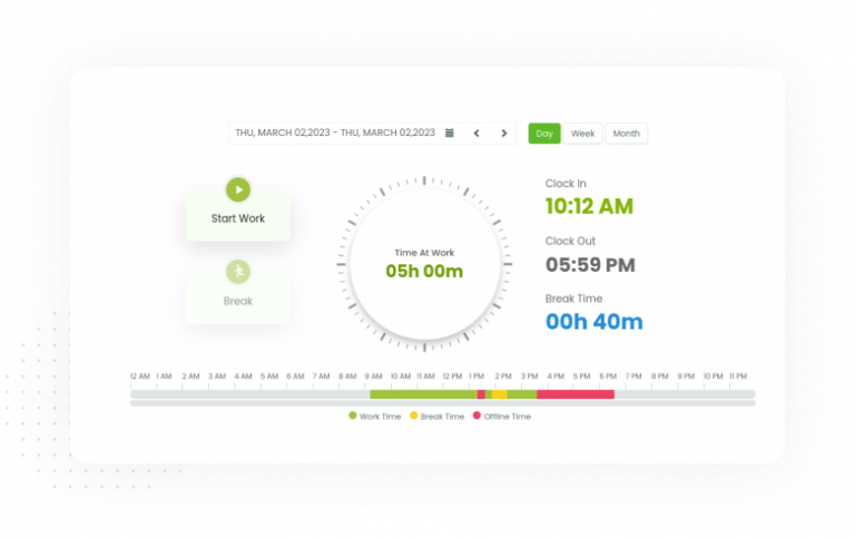 Time Tracking Software Features - Desklog